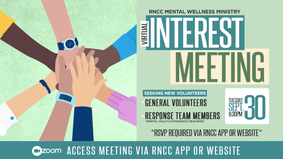 RNCC Mental Wellness Virtual Interest Meeting - Raleigh North Christian ...